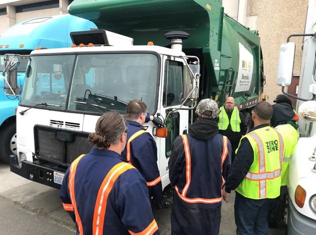 Waste Management donates used trucks to South Seattle College’s Diesel ...